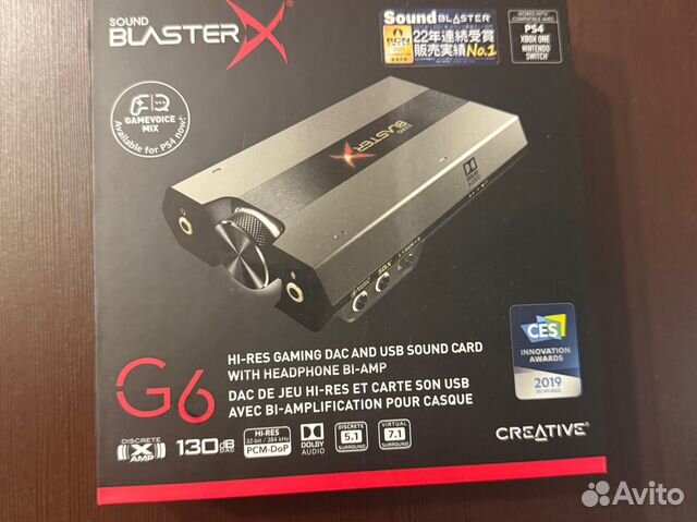 Creative sound blasterx G6 купить в Кирове по низкой цене с доставкой ...