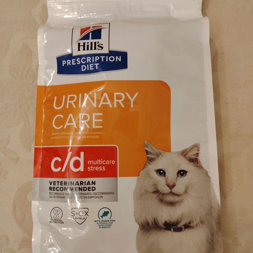 Hill's Urinary Care c/d stress для кошек сухой