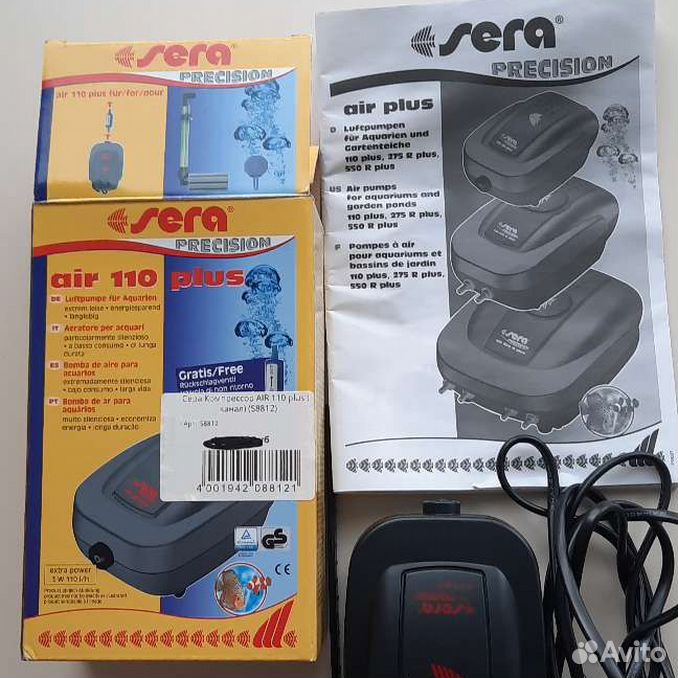 Компрессор воздушный Sera air 110 plus