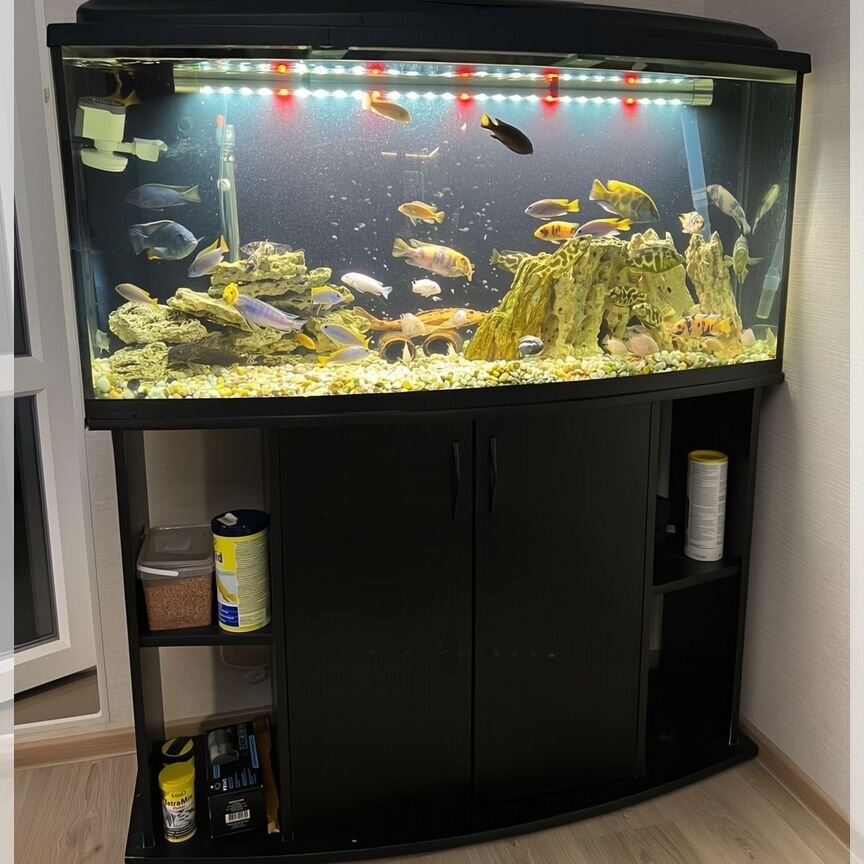 Аквариум с тумбой