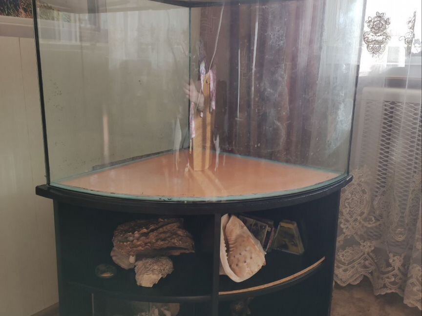 Аквариум с тумбой 160л бу