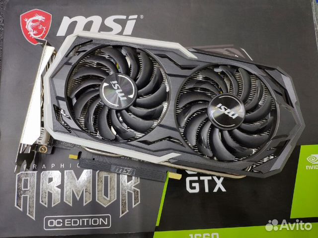 Видеокарта MSI GeForce GTX 1660 armor 6G OC купить в Москве ...