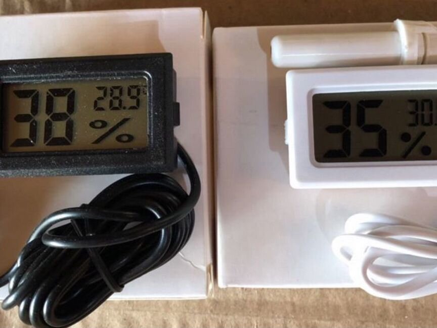 Инкубаторный термометр гигрометр + влажность