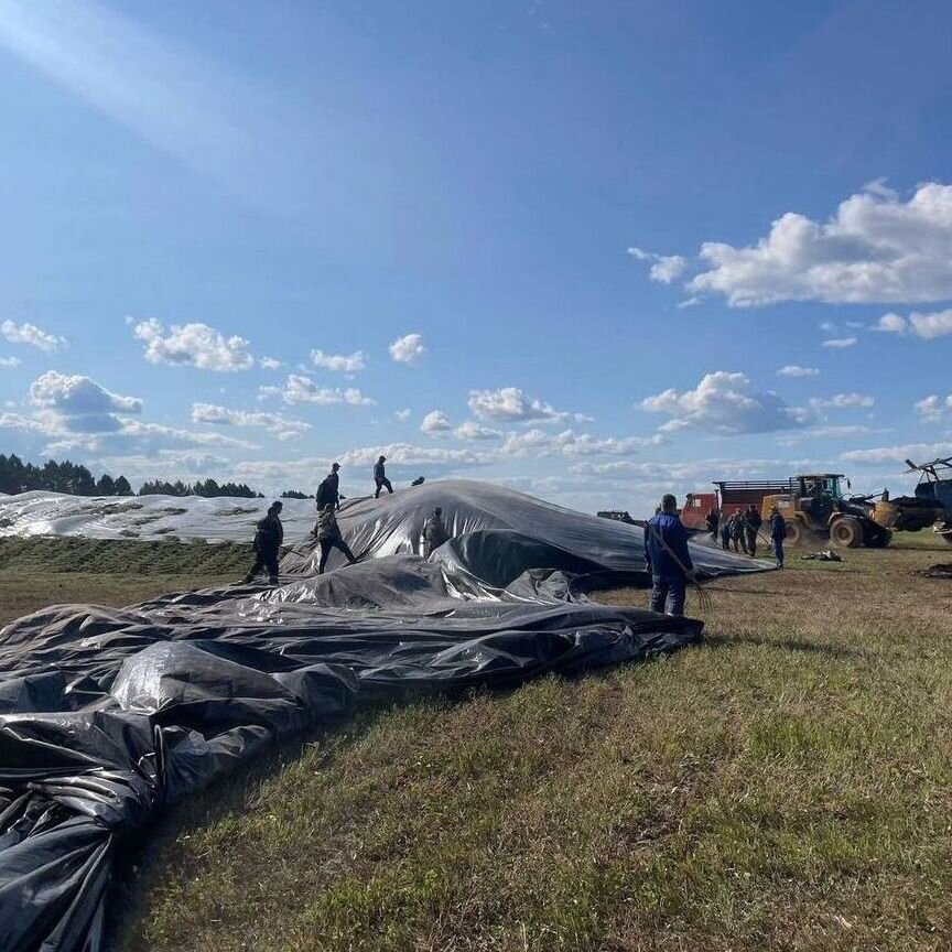 Пленка для укрытия силосных ям 18*50