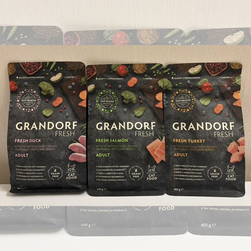 Корм для кошек grandorf 400 гр