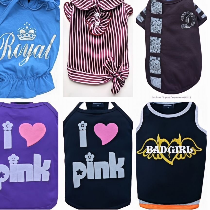 Летние Футболки для собак-девочек