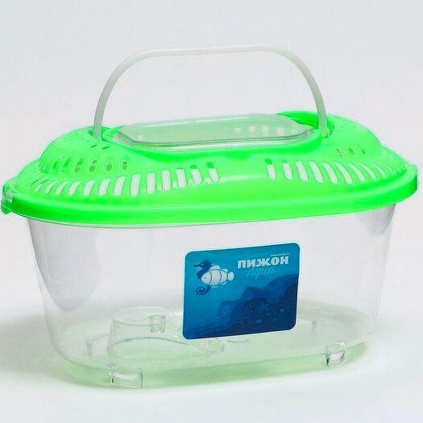 Пижон Аквариум Переноска овальная, 23 х 15 х 12,5