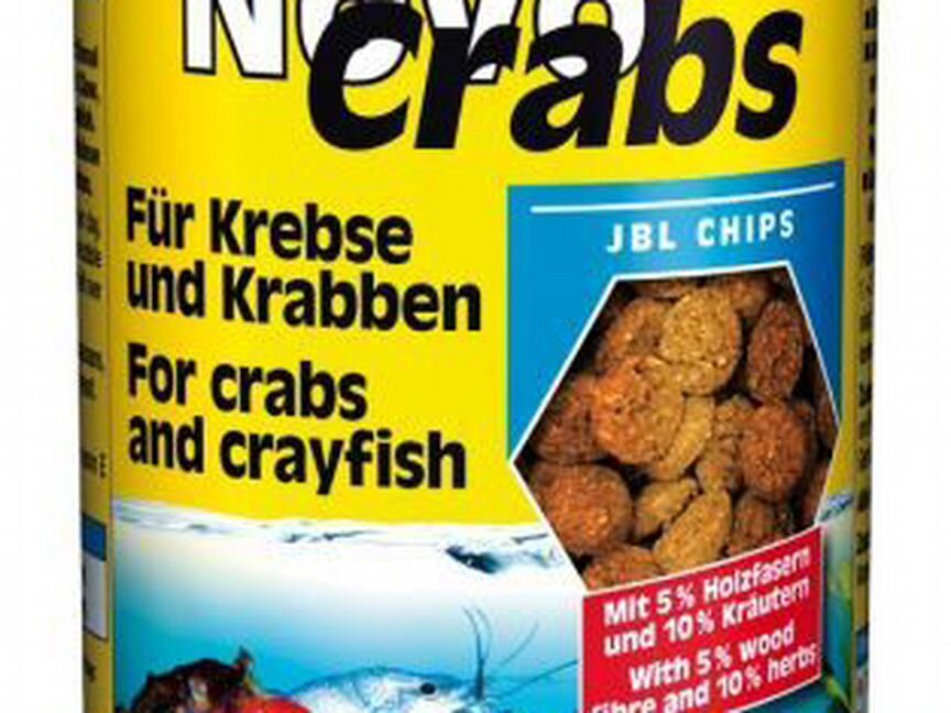 JBL NovoCrabs 100ml Корм для панцирных ракообразны