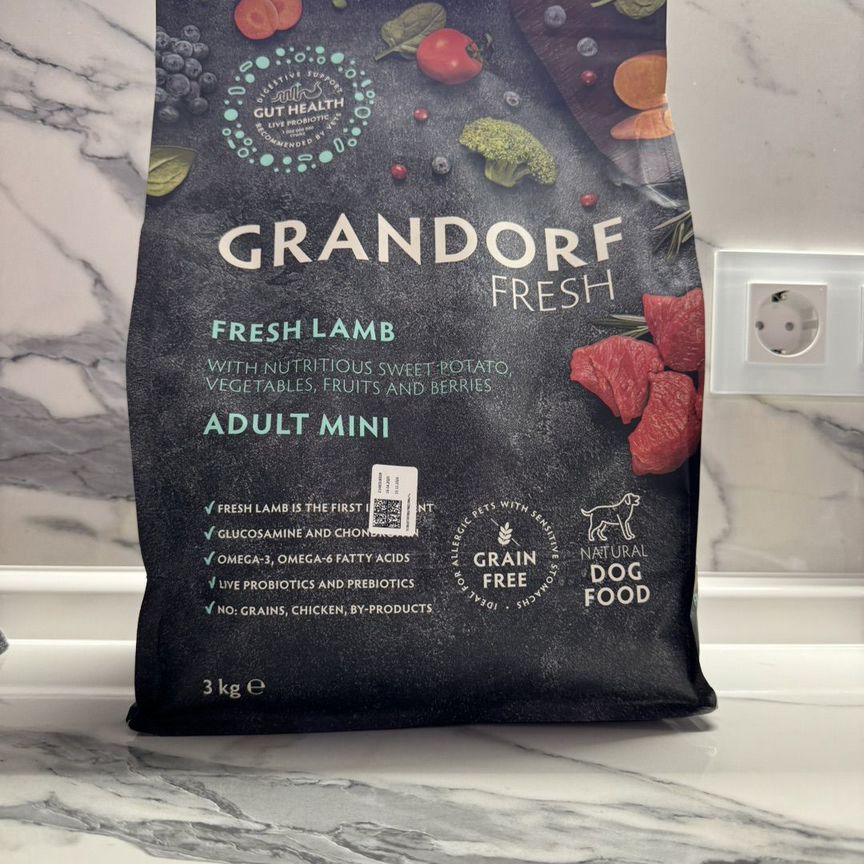 Корм для мини собак Grandorf беззерновой 3 кг