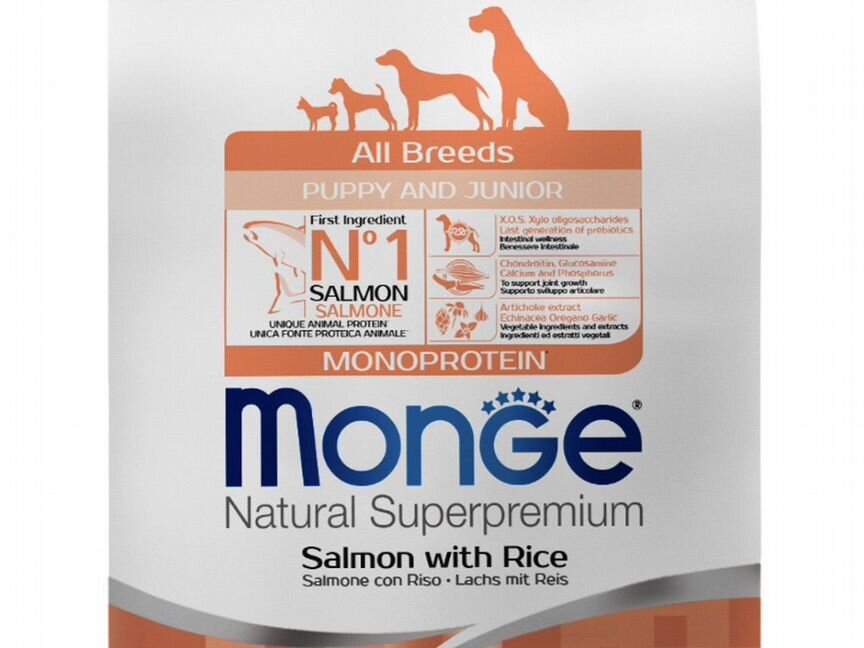 Сухой корм Monge Dog для щенков всех пород