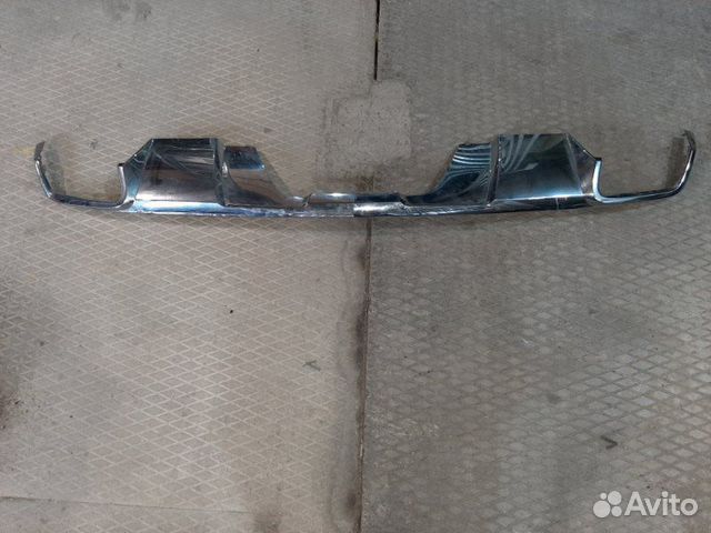 Накладка на бампер (молдинг) задняя Mercedes-Benz купить в Москве ...