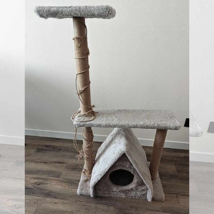 Когтеточка с домиком бу