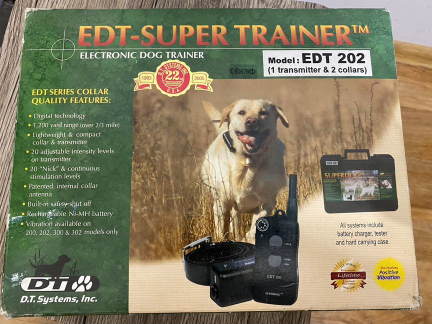 Электронный ошейник Dog trainer EDT202 для дрессир