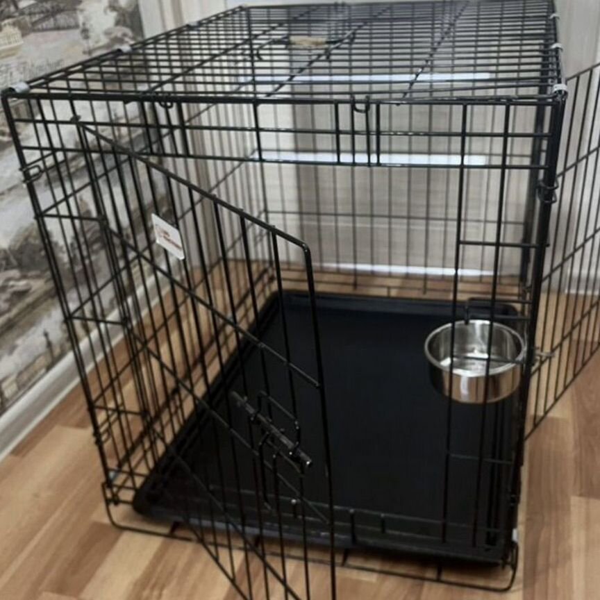 Клетка для собак номер 3 двухдверная б/у