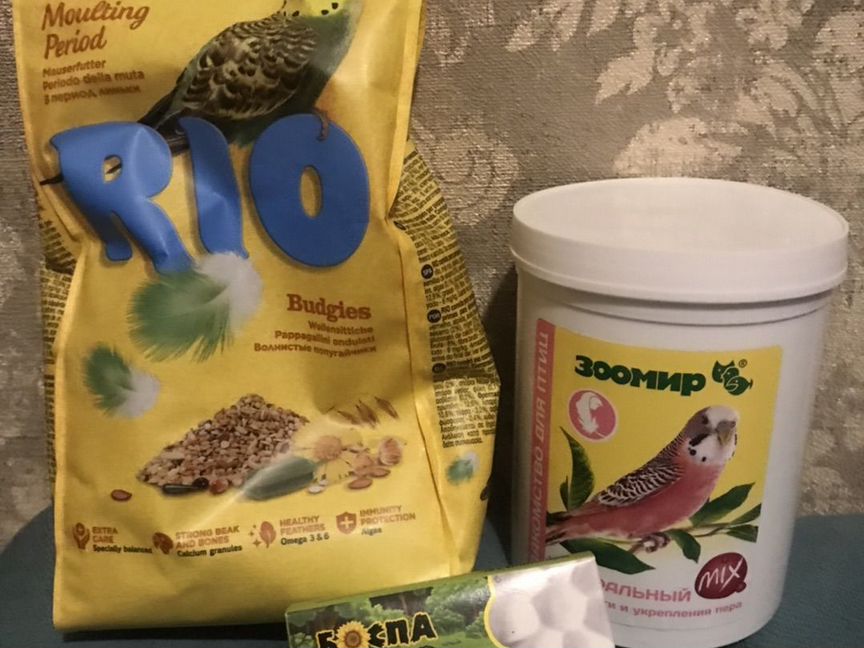 Корм для волнистых попугаев