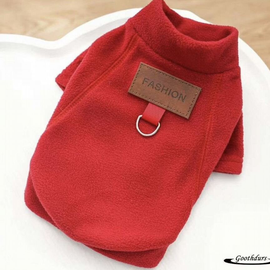Осенняя зимняя одежда для собак или кошек бархат
