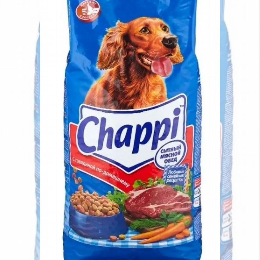 Сухой корм для собак чаппи 15 кг