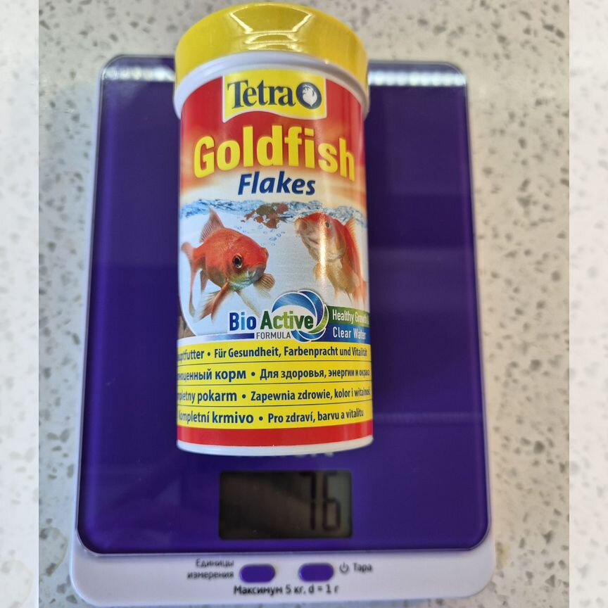 Корм для рыбок Tetra goldfish flakes