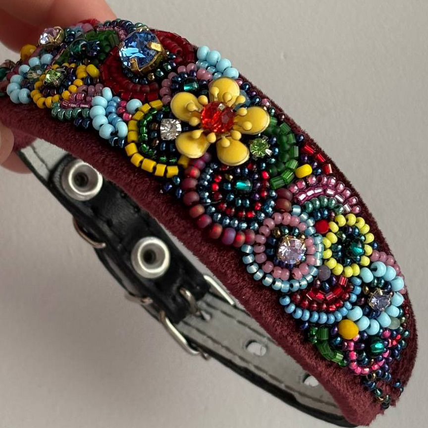 Ошейник для собак ручной работы