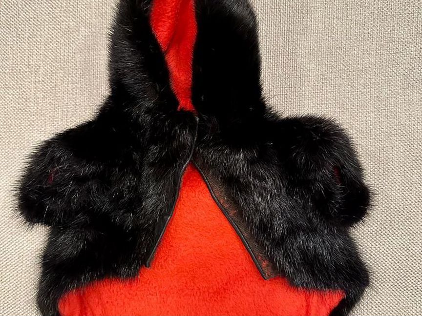 Норковая шубка для маленькой собачки