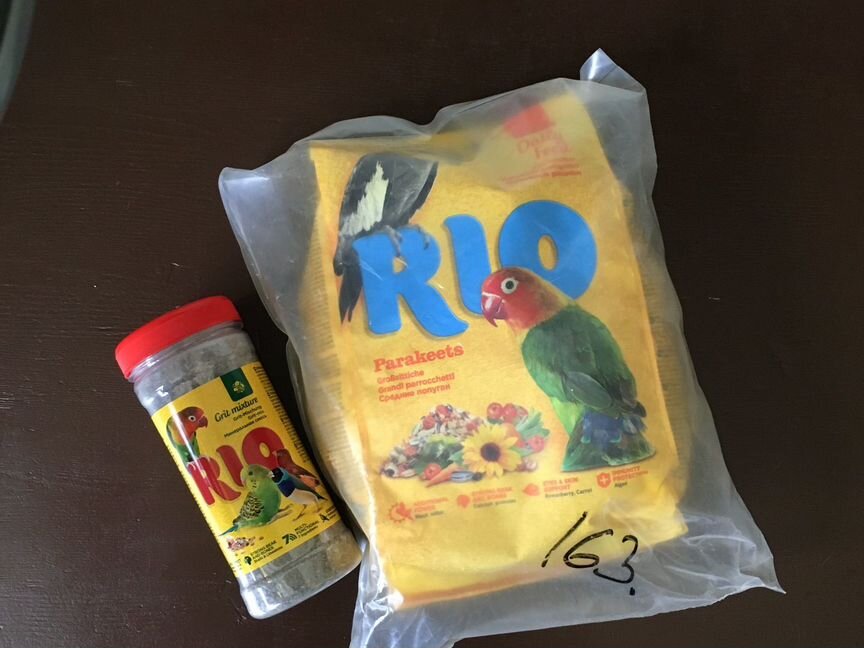 RIO корм для средних попугаев, минеральная смесь