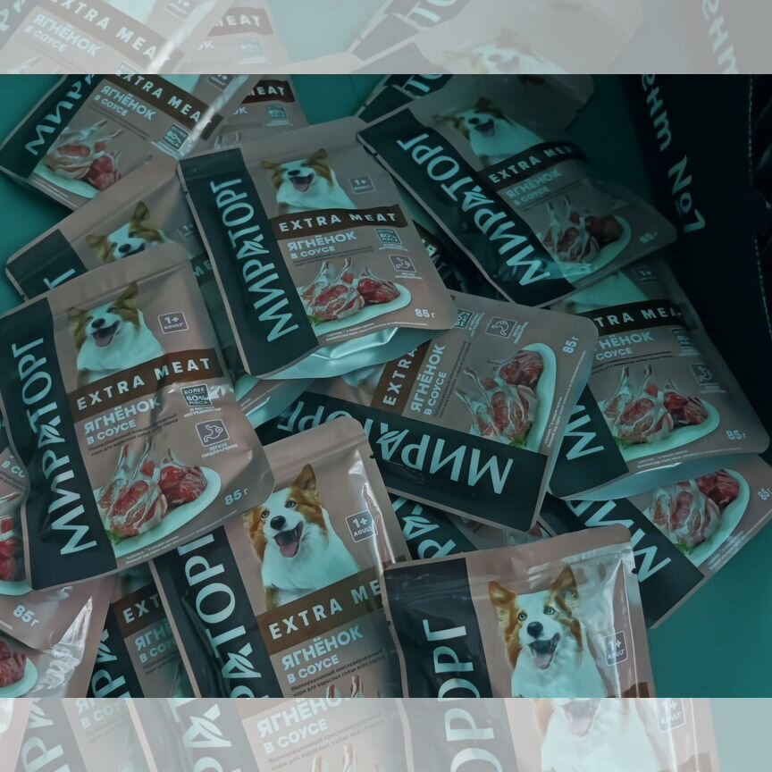 Корм для собак влажный Мираторг ягнёнок в соусе