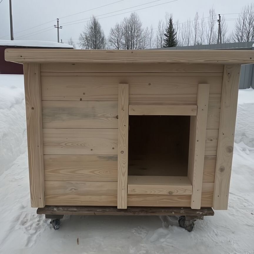 Будка для собаки утепленная