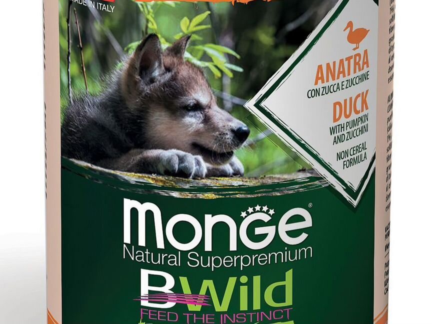 Monge Dog BWild grain free Puppy&Junior