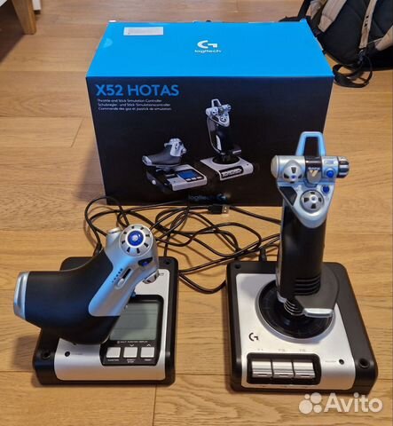 Logitech x52 hotas джойстик для авиасимулятров купить в Москве ...