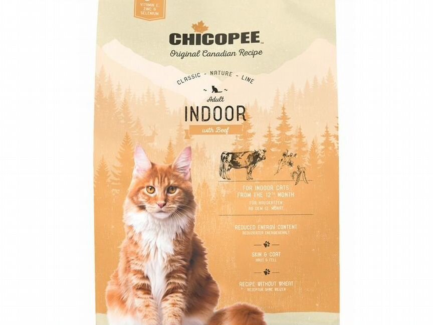 Chicopee CNL Cat Adult Indoor сухой корм для домаш