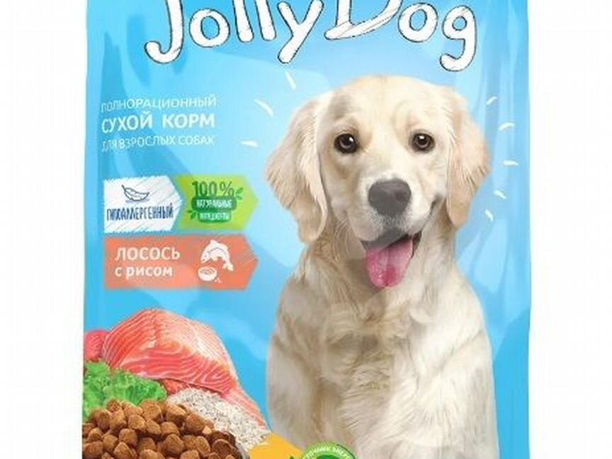 Зоогурман 30511 Jolly Dog сухой длЯ собак Лосось с