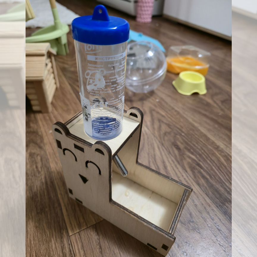 Поилка с подставкой для грызунов