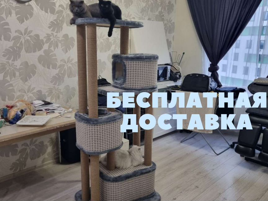 Когтеточка домик для кошки