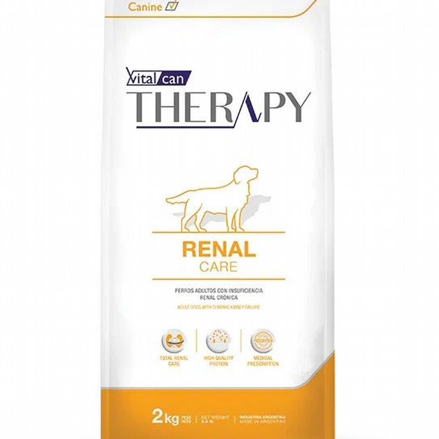 Vitalcan корм для собак, при болезнях почек