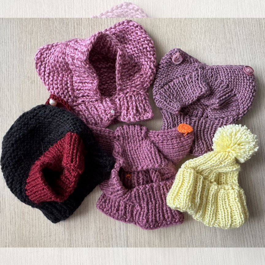 Шапочки для маленьких собак