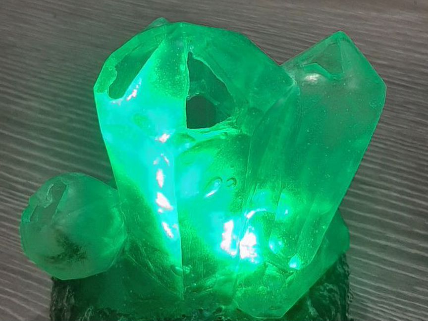 Коралл для аквариума декорация LED
