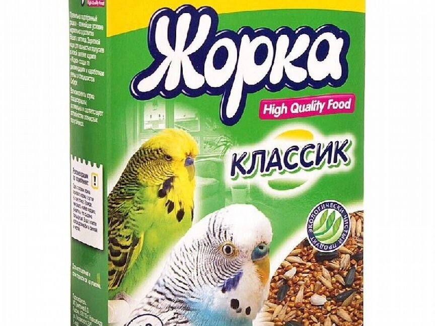 Жорка HQF корм для волнистых попугаев классик 0,60