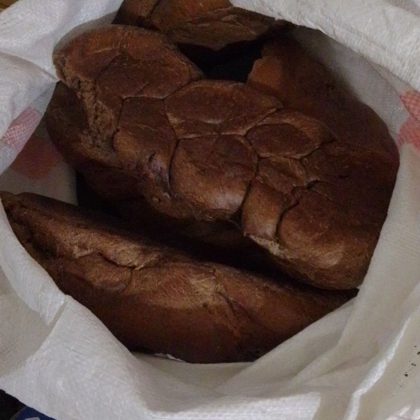Сухари на корм животным