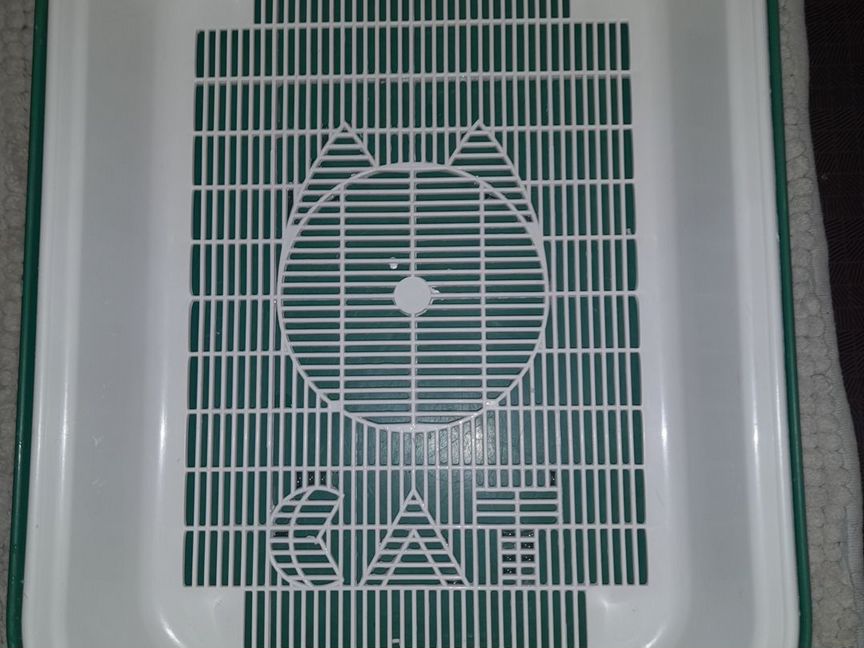 Лоток для кошек с сеткой