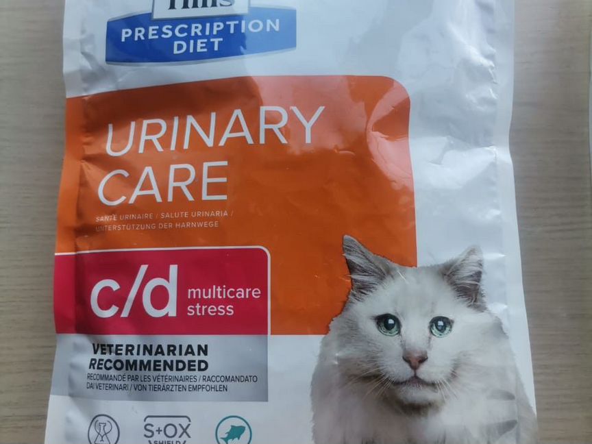 Hill's c/d urinary care multicare stress с рыбой