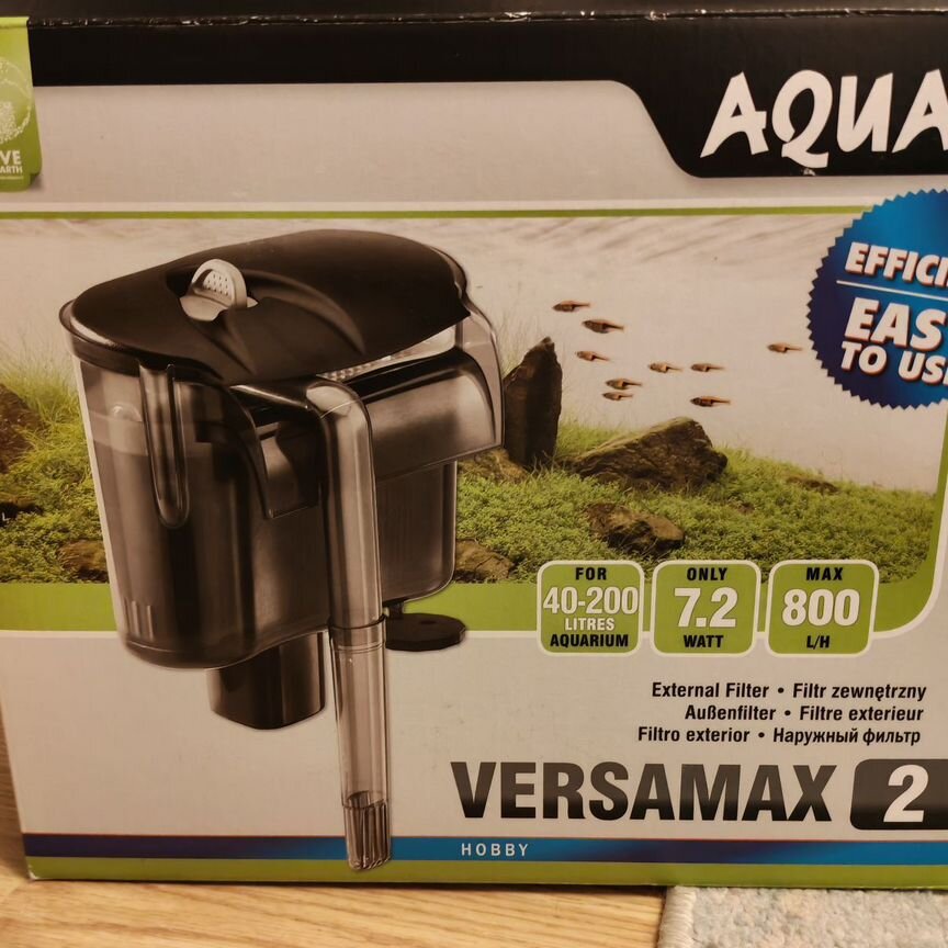 Aquael versamax 2 фильтр навесной