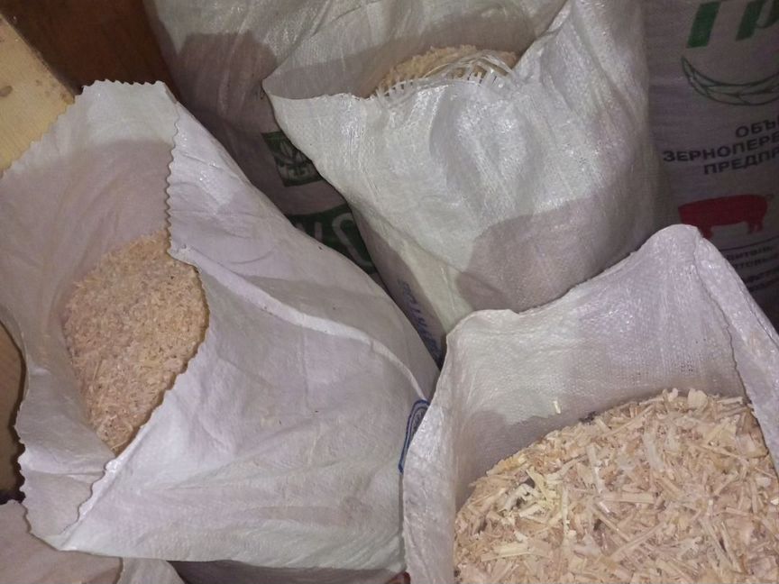 Опилки сухие стружка