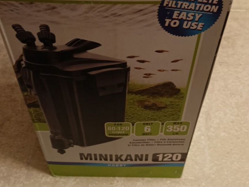 Внешний фильтр AquaEL mini kani 120 (80-120л) для