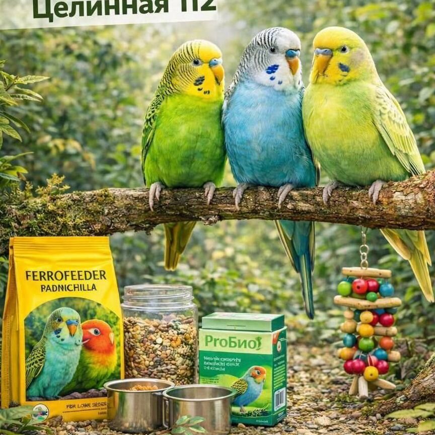 Птенцы волнистый попугай, много