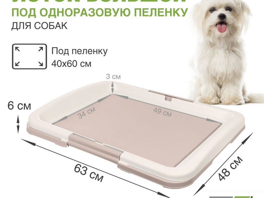 Туалет лоток для собак большой