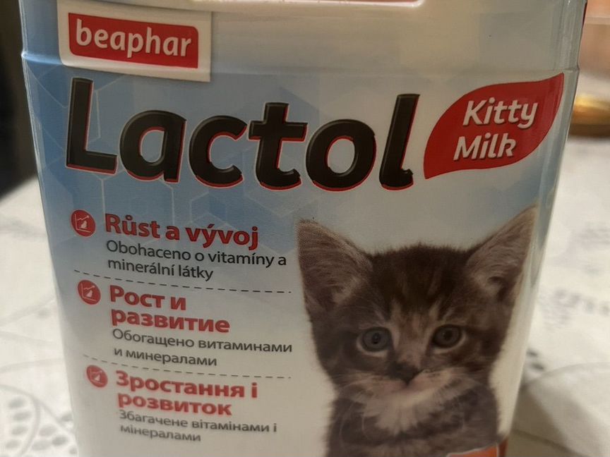 Заменитель молока для котят