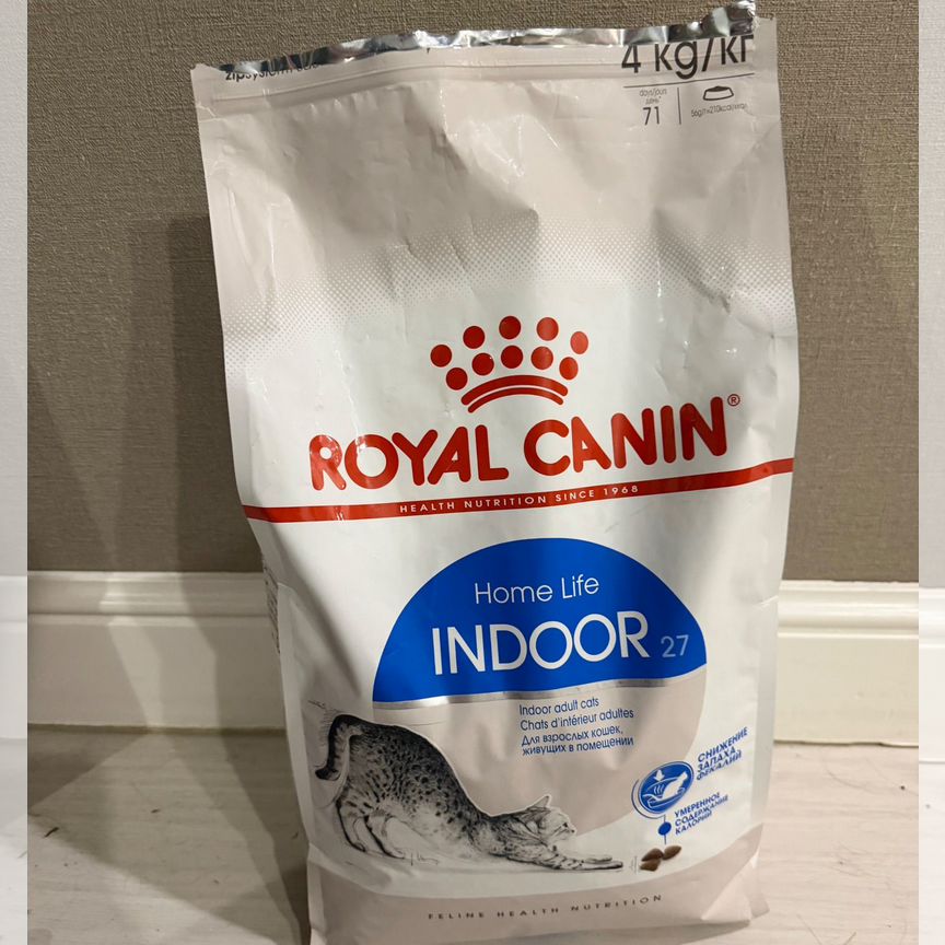 Корм для кошек indoor 3кг