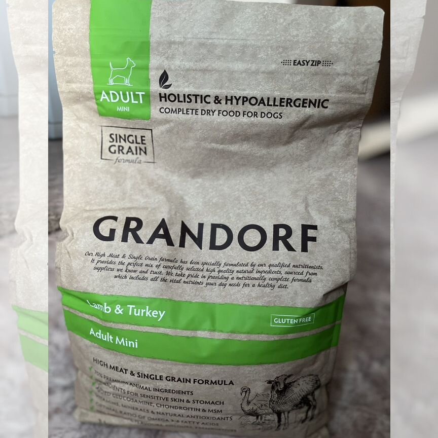 Корм для собак Grandorf Lamb&Turkey Adult Mini