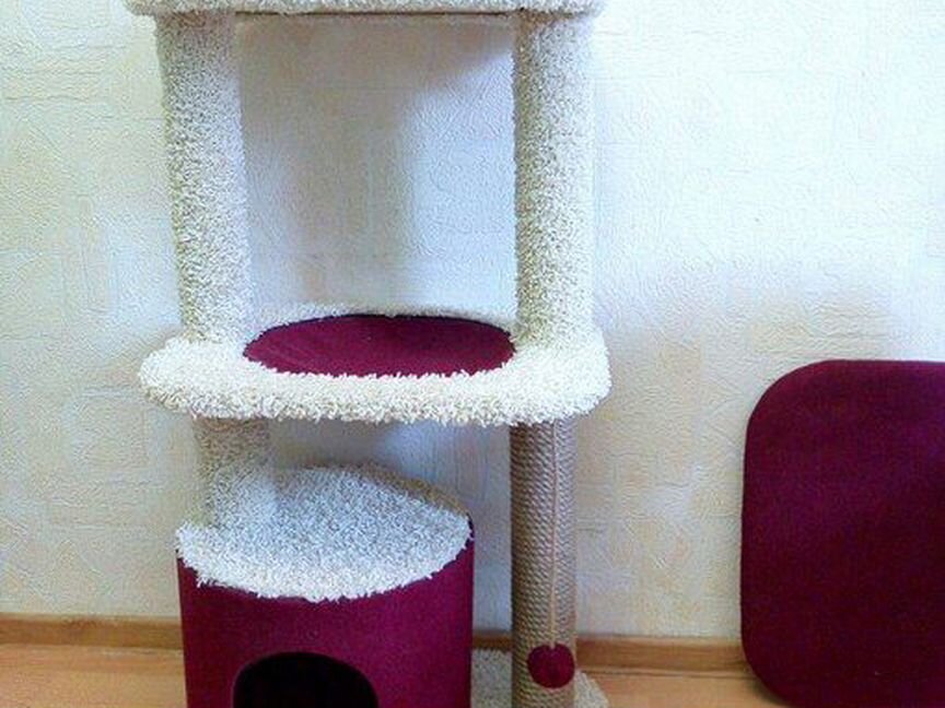 Когтеточка + лежанка с гамаком