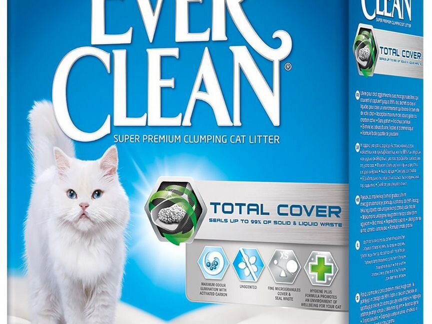 Наполнитель для кошачьего туалета Ever clean